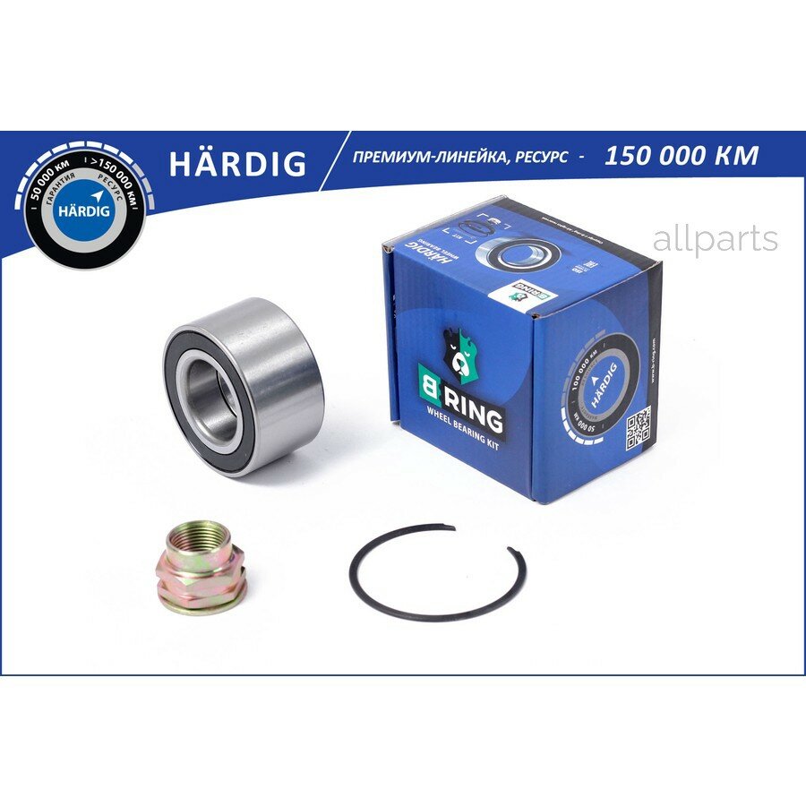 BRING HBK1342 Подшипник ступицы FIAT Palio (96-) (перед. компл.) [35x68x37] (HBK1342) B-RING HARDIG