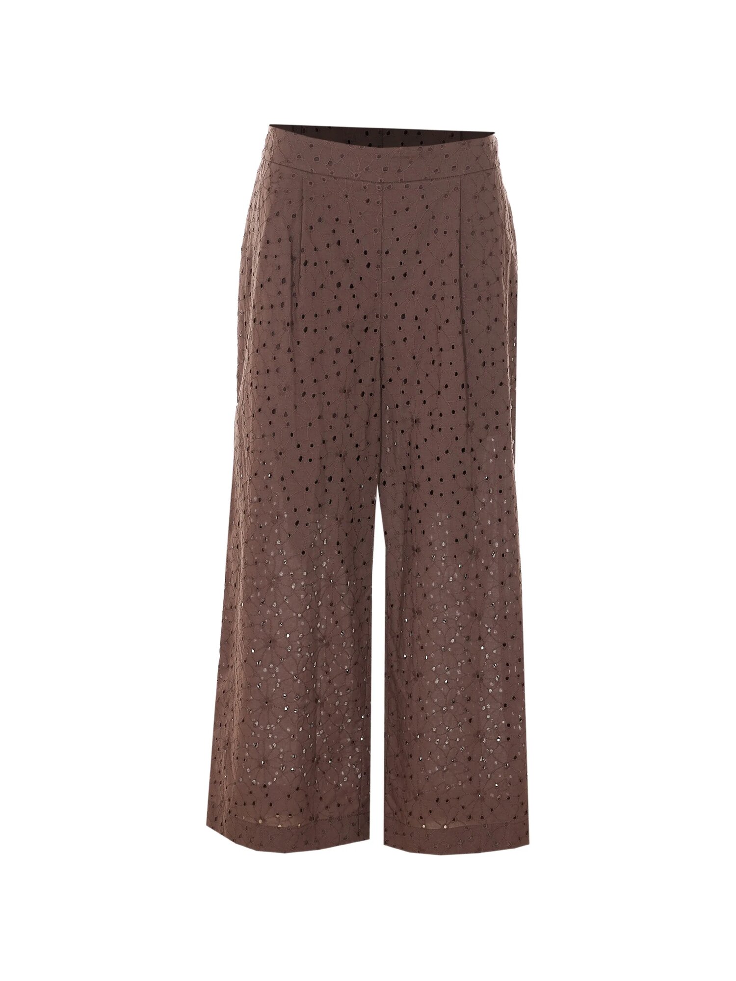 Брюки клеш Embroidered flared trousers