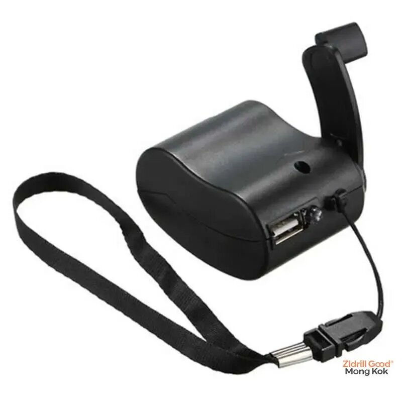 Портативный аварийный генератор с ручным приводом, USB, для зарядки телефона