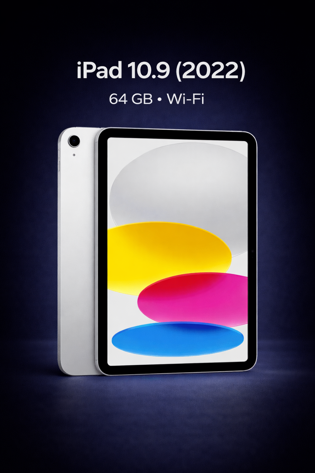 Планшет Apple iPad 10.9 (2022) 64GB Wi-Fi Silver, Liquid Retina, A14 Bionic, iPadOS, серебристый