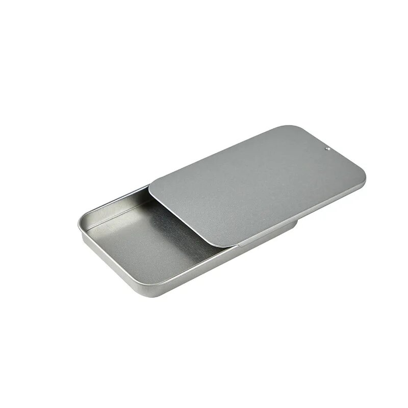 Набор из 3 плоских жестяных коробок lyybx для украшений sliver