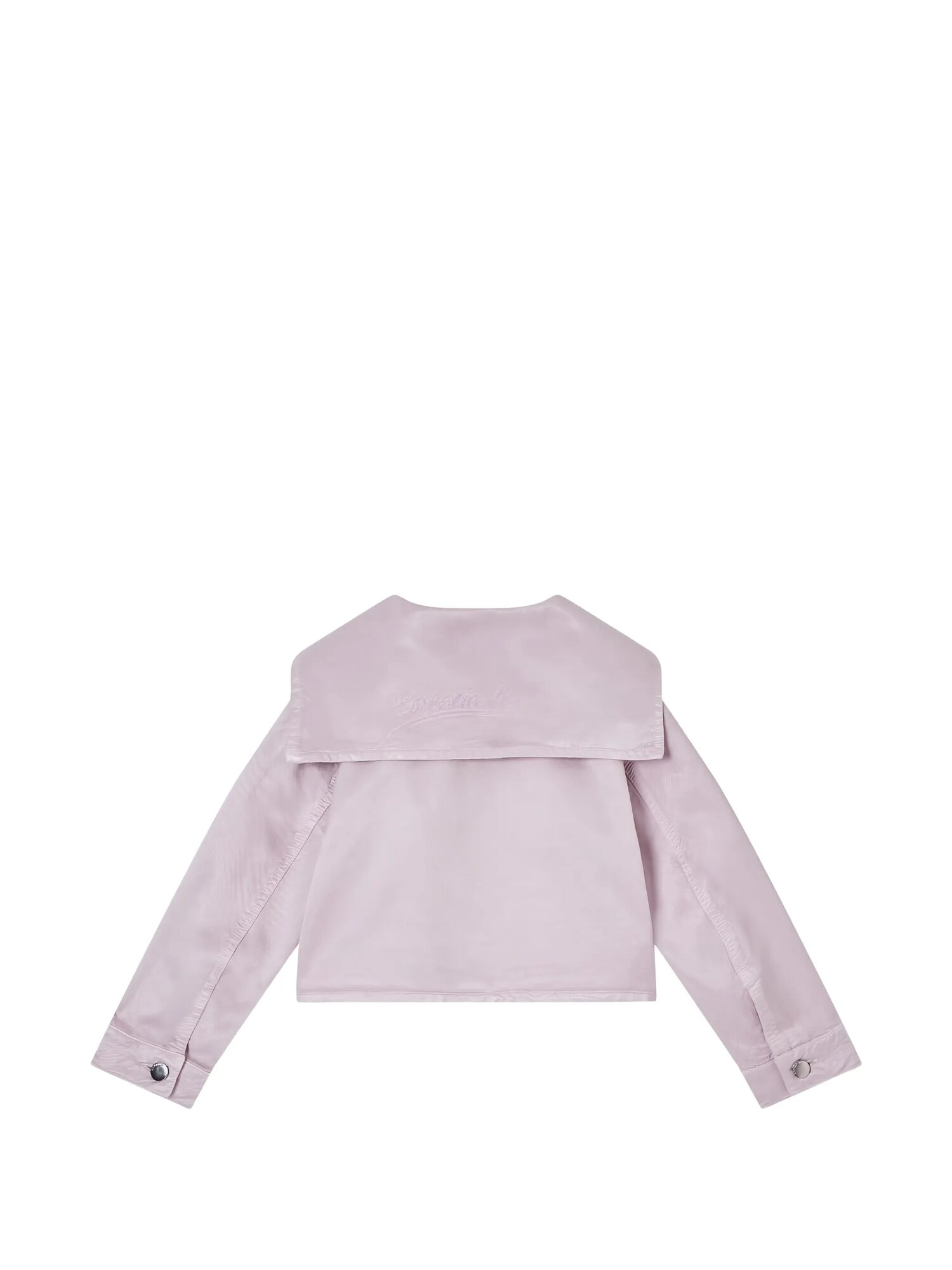 Куртка EMPORIO ARMANI Buttoned cropped jacket, размер 6 лет, фиолетовый — фото 1