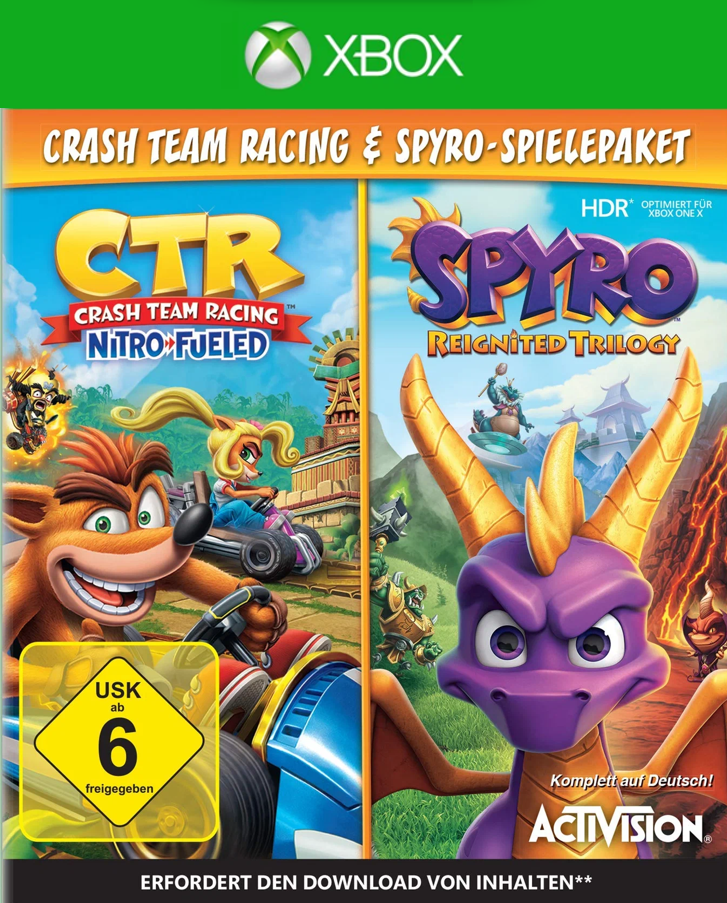Игра Crash Team Racing Nitro-Fueled + Spyro для Xbox One/Series X|S, Английский язык, электронный ключ Аргентина