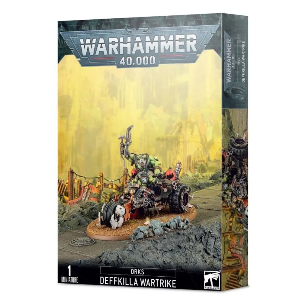 Warhammer 40K ORKS: DEFFKILLA WARTRIKE Орки Убийство Трицикла - Модель для сборки, пластик