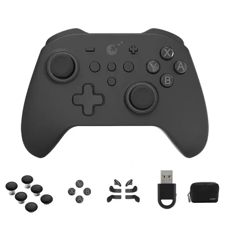 Черный беспроводной геймпад GuliKit KK3 MAX для Switch, SET1