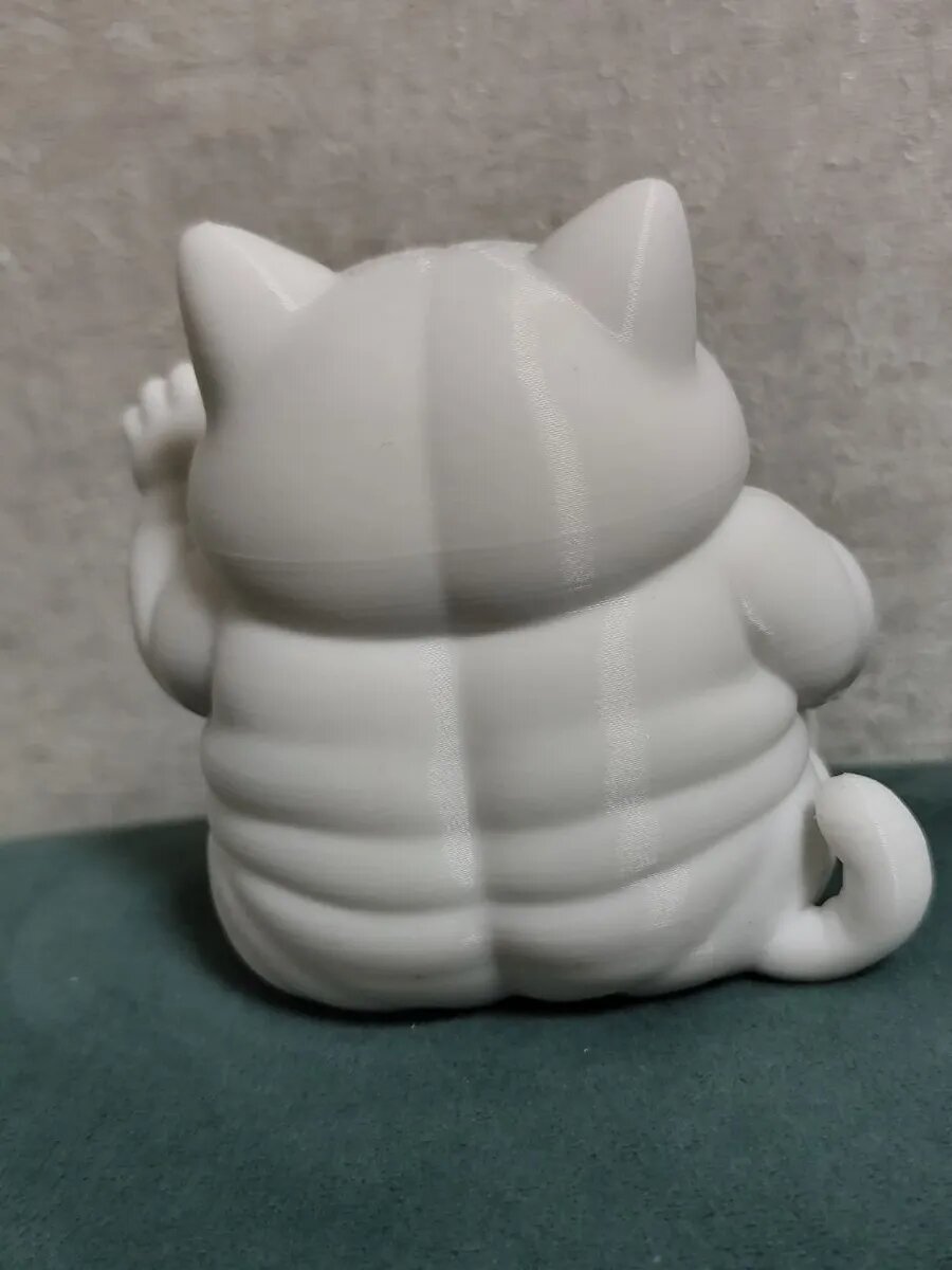 Кот пухляш 3D фигурка — фото 1