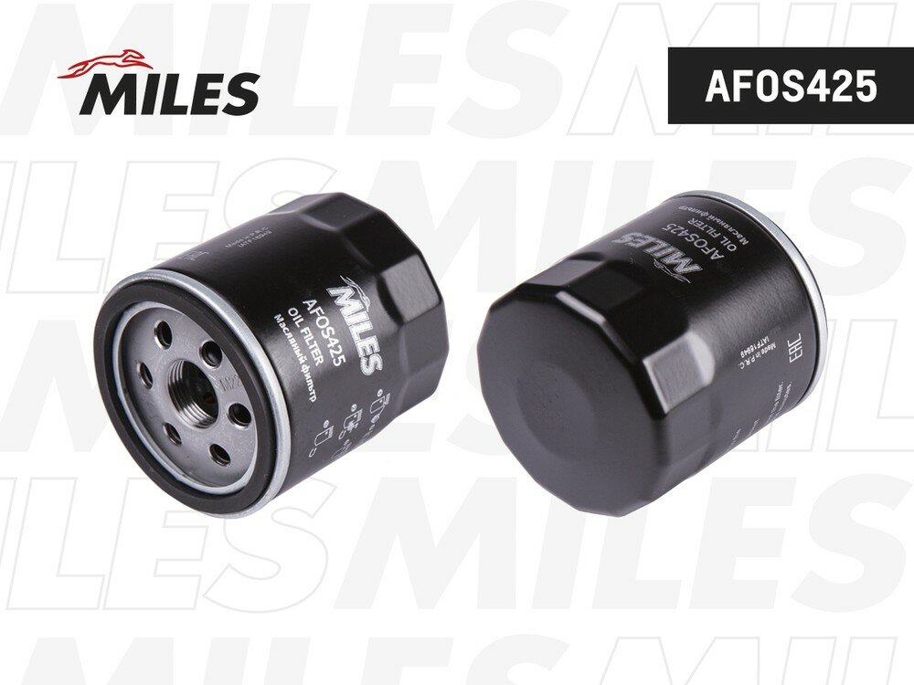 Фильтр масляный MILES AFOS425 CITROEN/PEUGEOT/FORD/LAND ROVER 2.2D/2.4D 06-