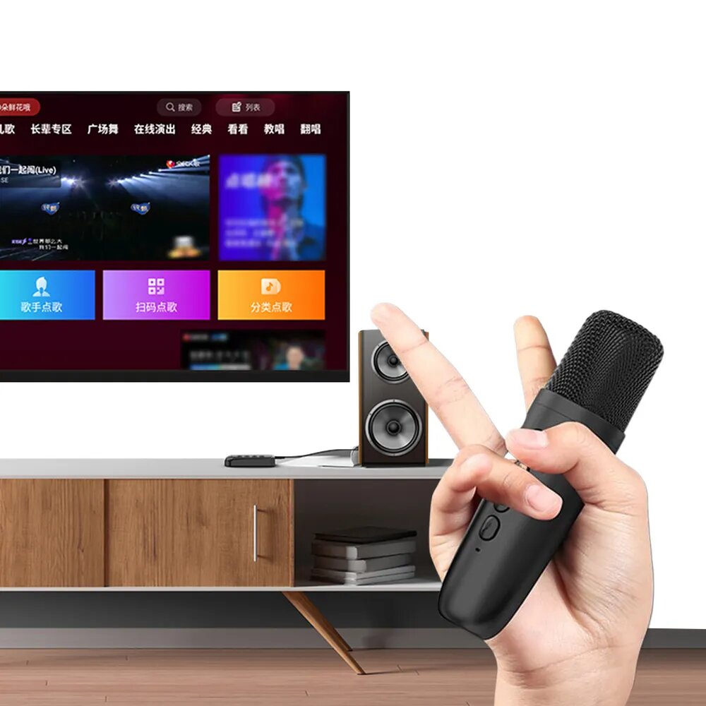 Беспроводный Bluetooth-микрофон для караоке DSK1 с DSP-микшером и функцией преобразования аудиосигнала