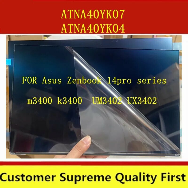 5,5-дюймовый смартфон ATNA40YK07 04, совместимый с Asus Zenbook 14 Q409 Q409Z, ЖК-дисплей с OLED-экраном без сенсорного управления