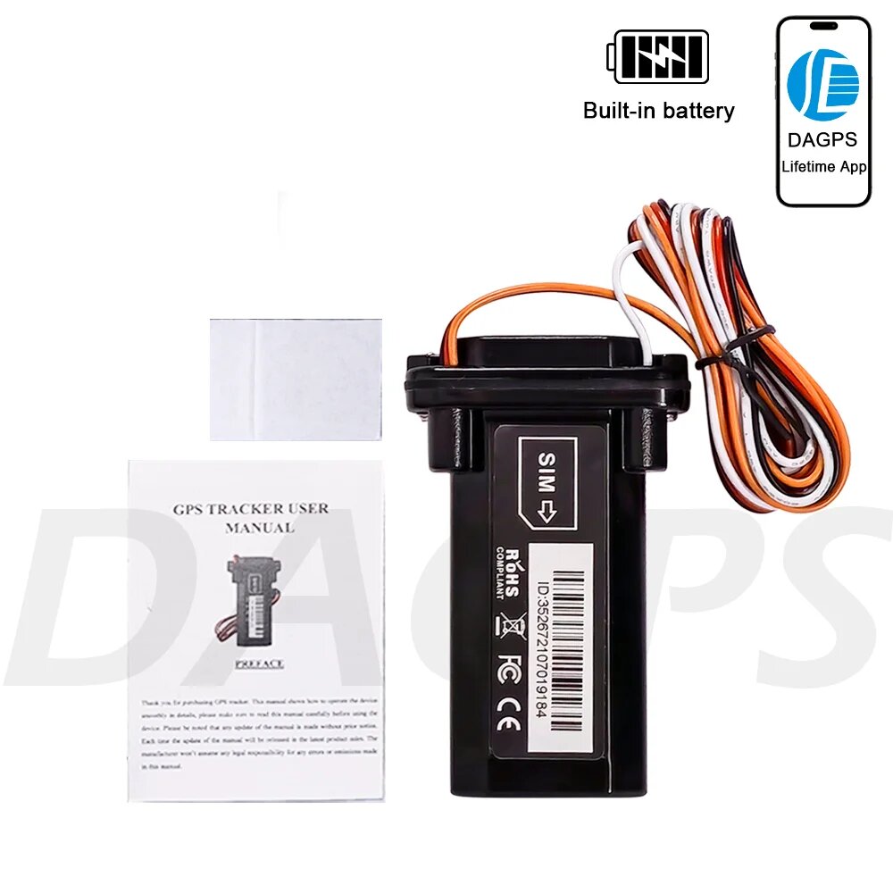 GPS трекер ST-901 с аккумулятором, 2G T12, 4 wire