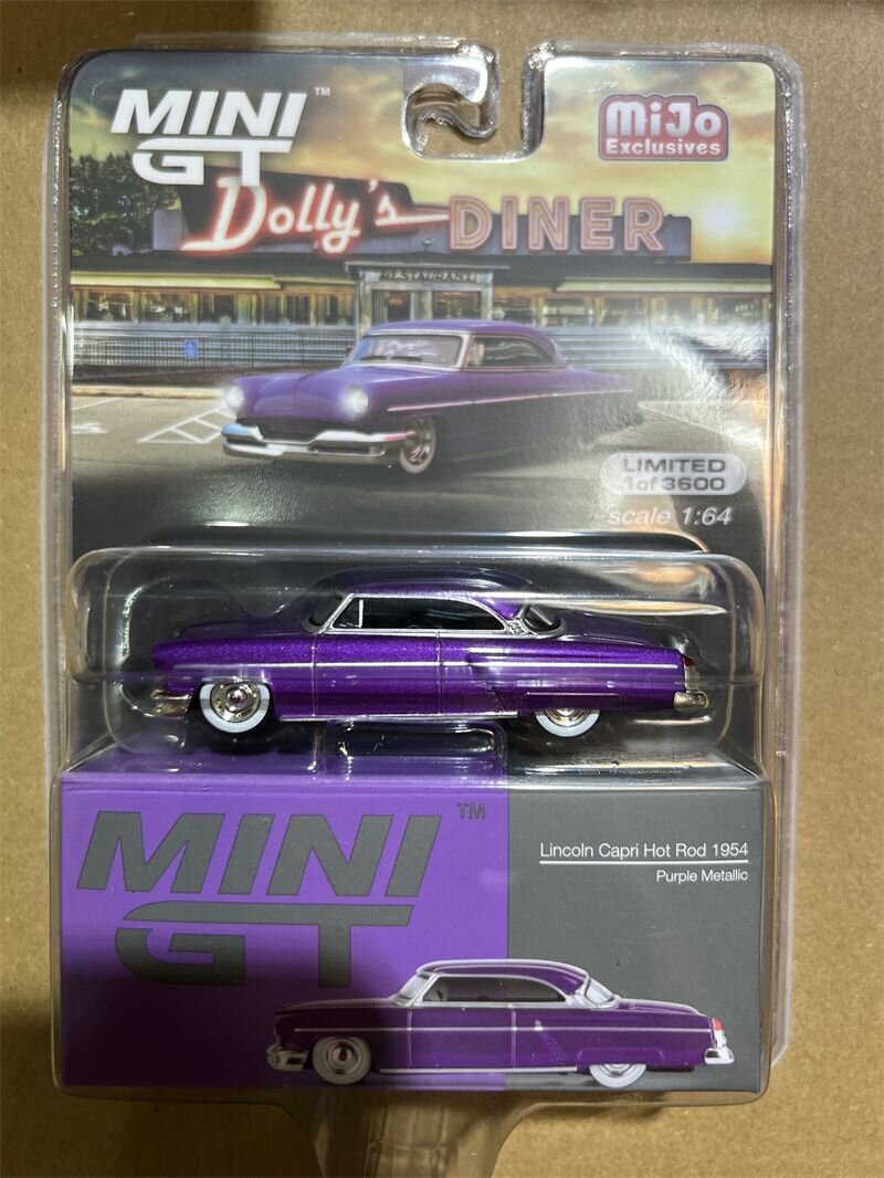 MINI GT x Majorette, литая коллекционная машинка 1:64(757-Lincoln Capri)