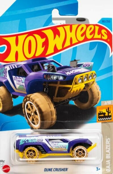 Hot Wheels 2023L, Литая модель автомобиля 1:64(182-DUNE CRUSHER)