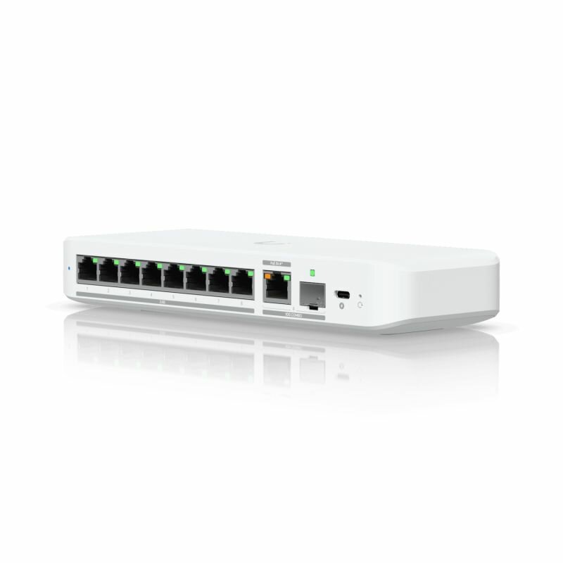 Коммутатор Ubiquiti UniFi Switch Flex 8 2.5G (USW-Flex-2.5G-8) Без POE