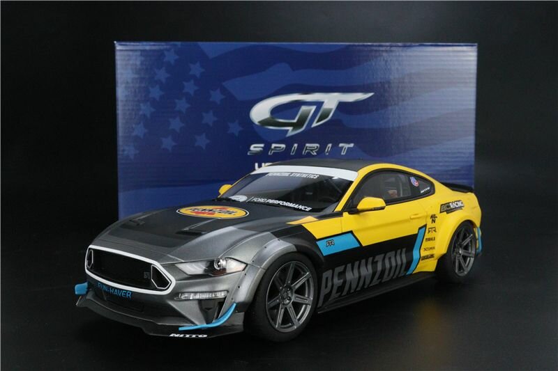 Машинка GT Spirit 1:18 Ford Mustang RTR Spec 5-D Модель автомобиля из смолы