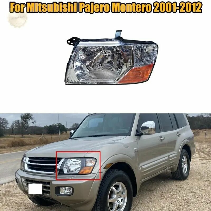 Фары автомобильные, 1 шт, арт. Mitsubishi Pajero Montero 2003-2006 D