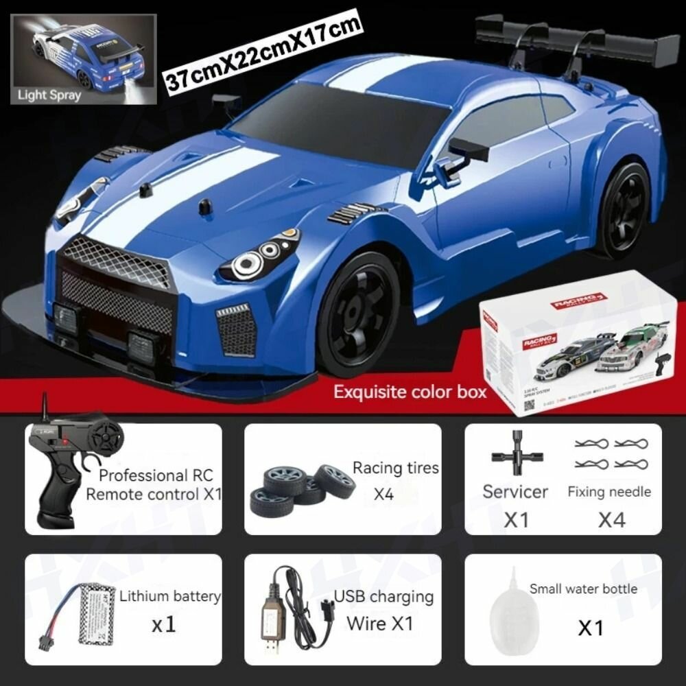 RUNSTAR 1:16 RC Электрический Гоночный Дрифт Автомобиль С Функцией Распыления