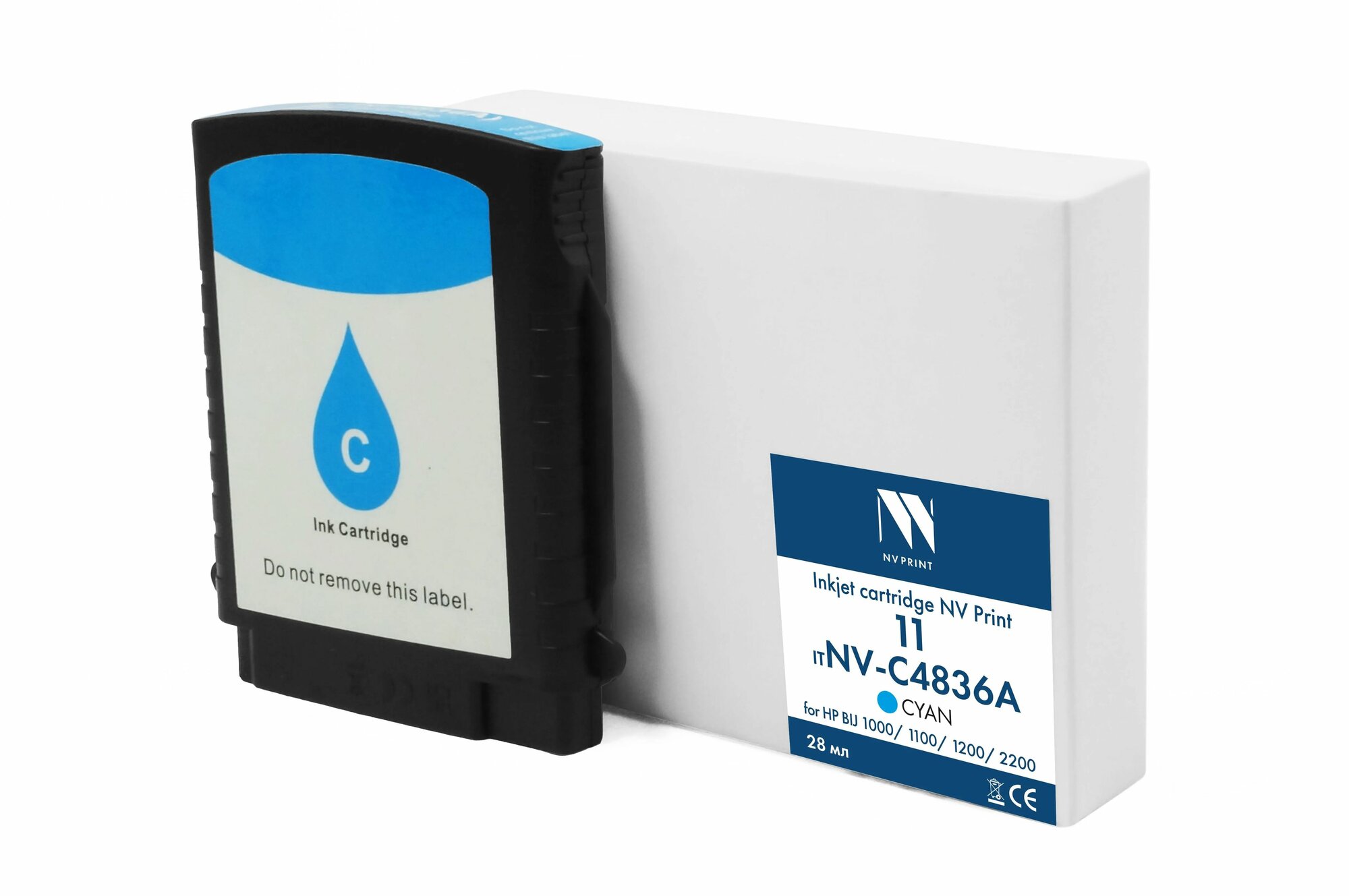 Картридж NV Print 11 (C4836A) голубой для HP BIJ 1000/1100/1200/2200