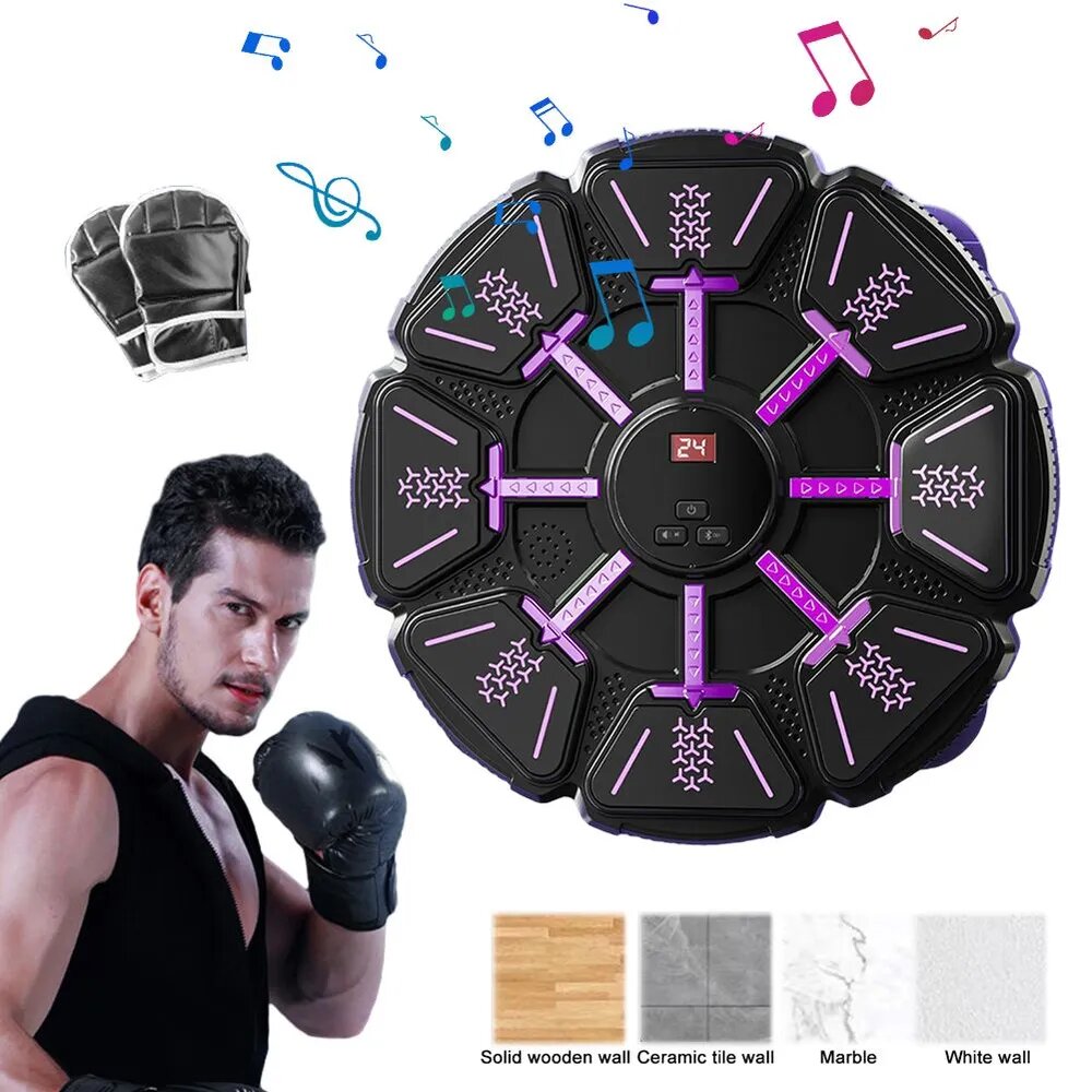 Milochic Ракетка для отработки ударов для бокса и кикбоксинга, электронный тренажер для дома