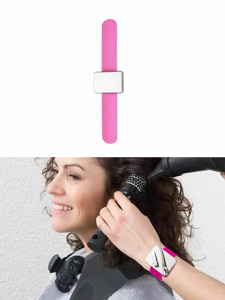 Магнитный держатель на руку для иголок, шпилек, невидимок , магнитная игольница на руку для портных и парикмахера.