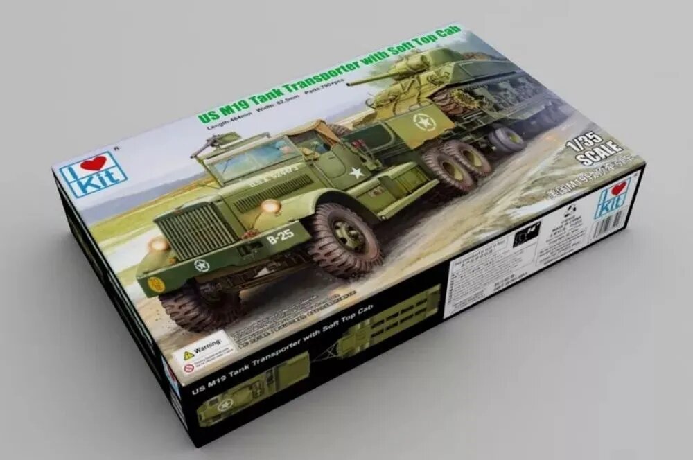 Trumpeter I Love Kit 63502 1/35 US Танковые транспортные средства M19 с мягкой кабиной сборная модель грузовика