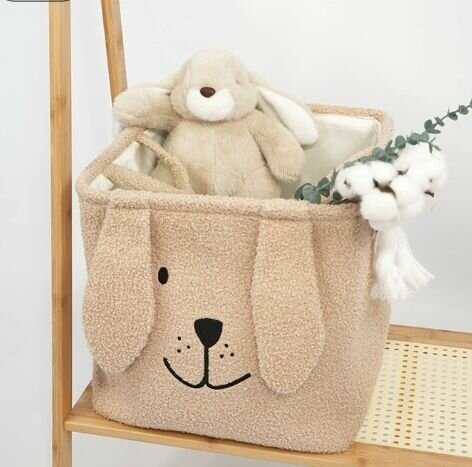 Корзина для игрушек длина 28 см, ширина 28 см, высота 28 см.