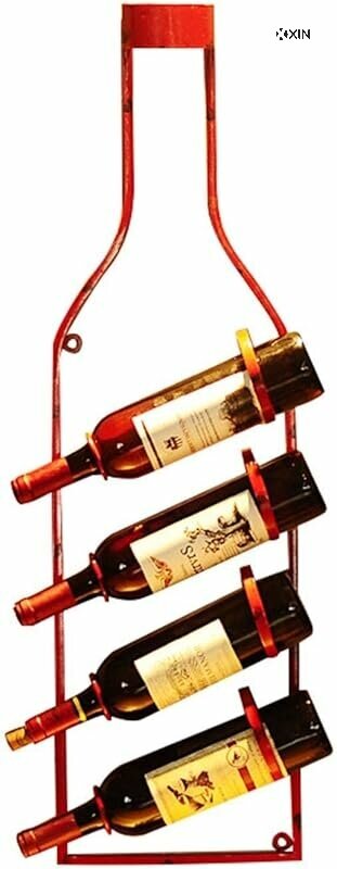 Современная настенная винная полка