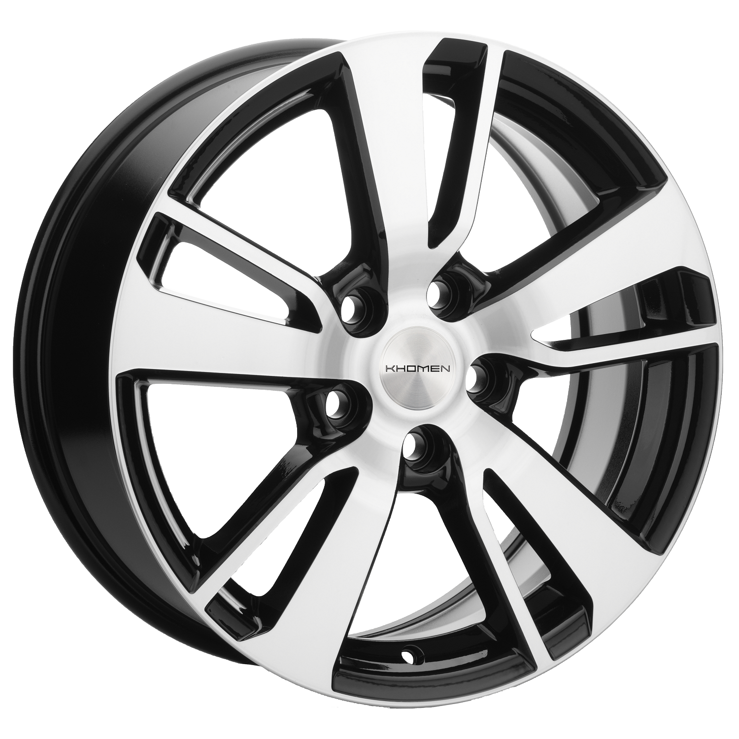 Диск автомобильный Khomen Wheels 1704 Kia Sportage 7x17 5x114,3 ET48,5 67,1 Black-FP