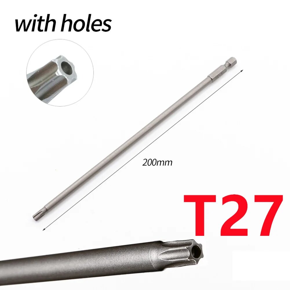 VIBRATITE Удлиненная магнитная отвертка Torx T8-T40 1pc T27