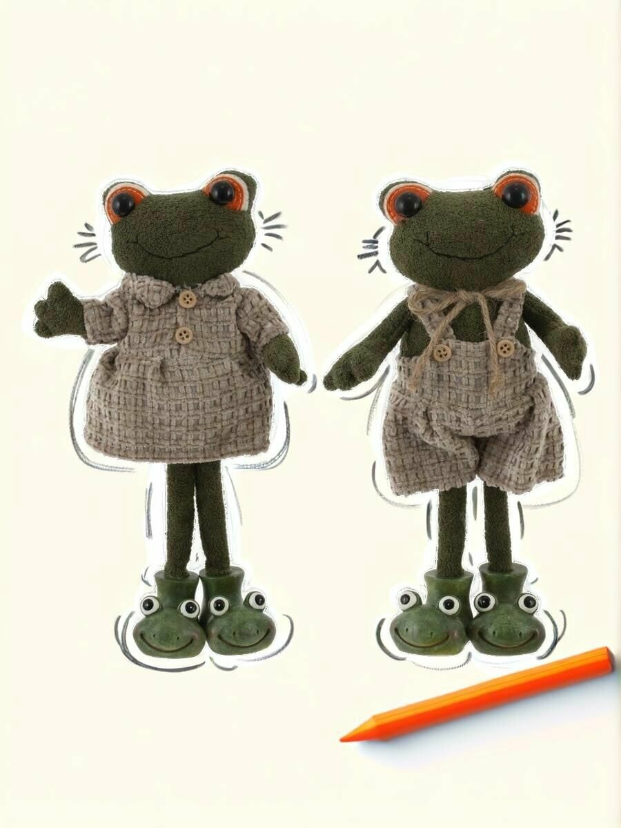 SAGAPO Игрушка набивная "Лягушка", L10 W7,5 H27 см, 2 варианта