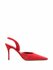 Туфли Manolo Blahnik Borelapla suede slingback pumps, размер 37, красный