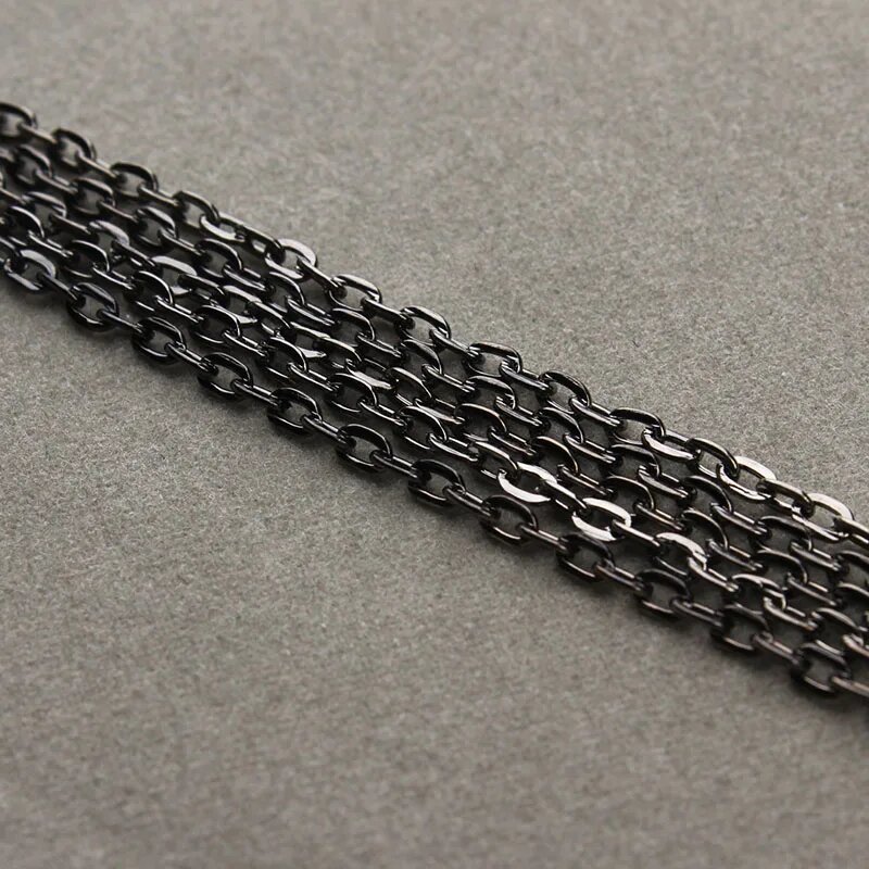 Цепочка роло Gunmetal color, 10 м