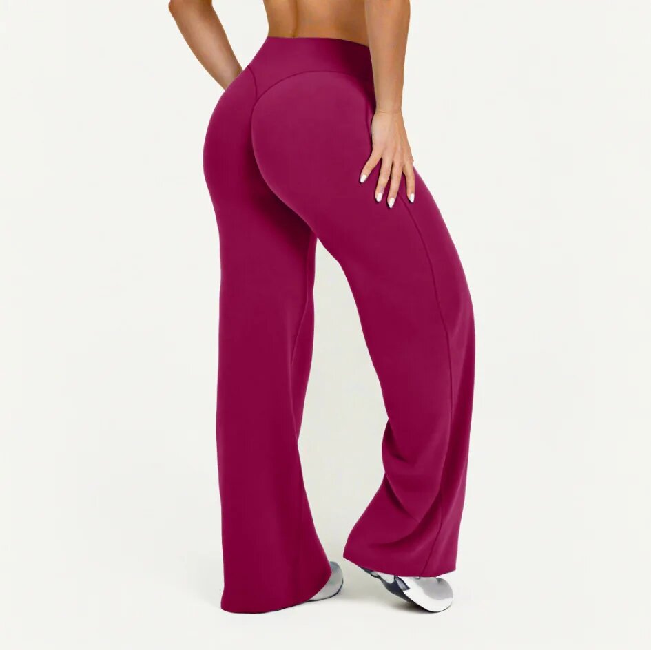 Брюки для йоги NCLAGEN XL, Wild Berry Red