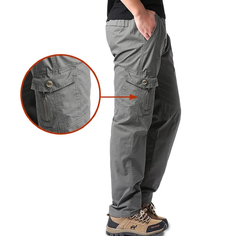 Мужские серые карго брюки XXXL, цвет 2011 Army Green