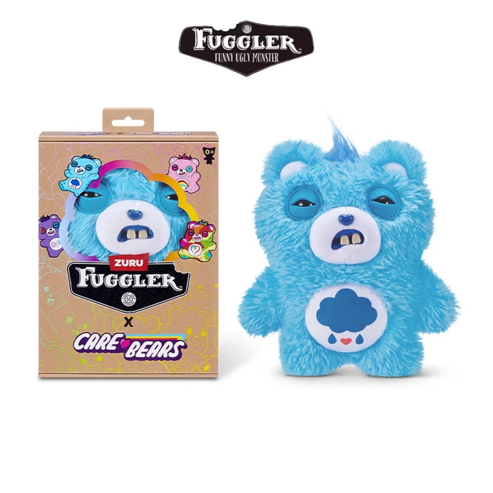 Fuggler x Care Bears Плюшевая игрушка Синий, Grumpy bear