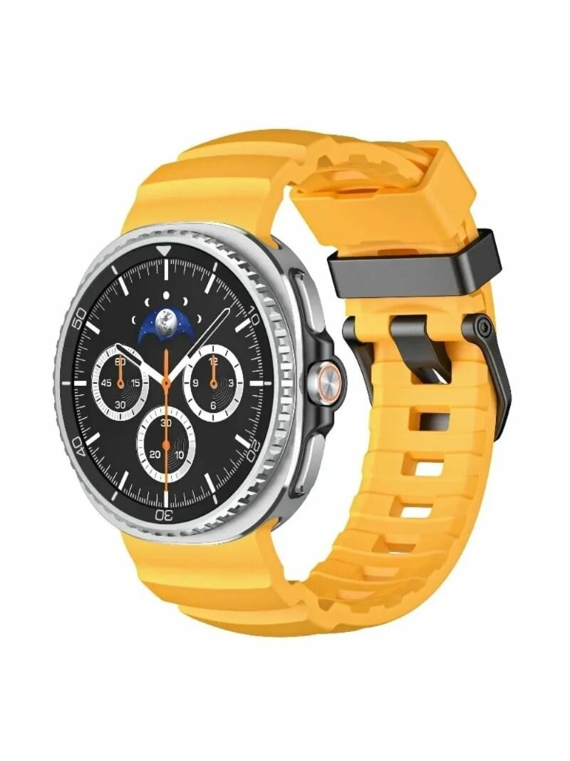 Спортивный силиконовый ремень для Samsung Galaxy Watch 8 44 мм 40 мм Classic 46 мм заменный ремень