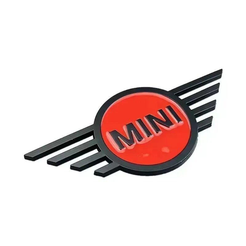 3D металлический автомобильный задний значок для Mini Cooper F55 F56 F54 Black Red, 14.5CM