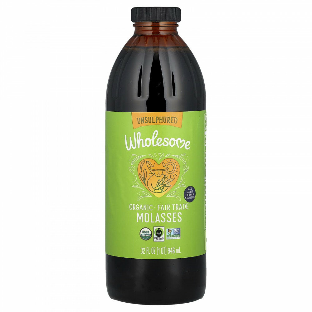 Wholesome Sweeteners, органическая патока, без серы, 944 мл (32 жидк. унции)