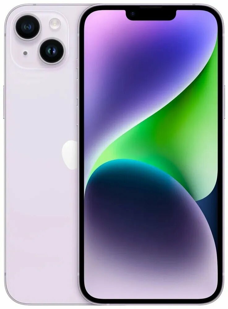 Оригинальный Apple Смартфон iphone 14 Plus SIM+SIM 6/256 ГБ, пурпурный