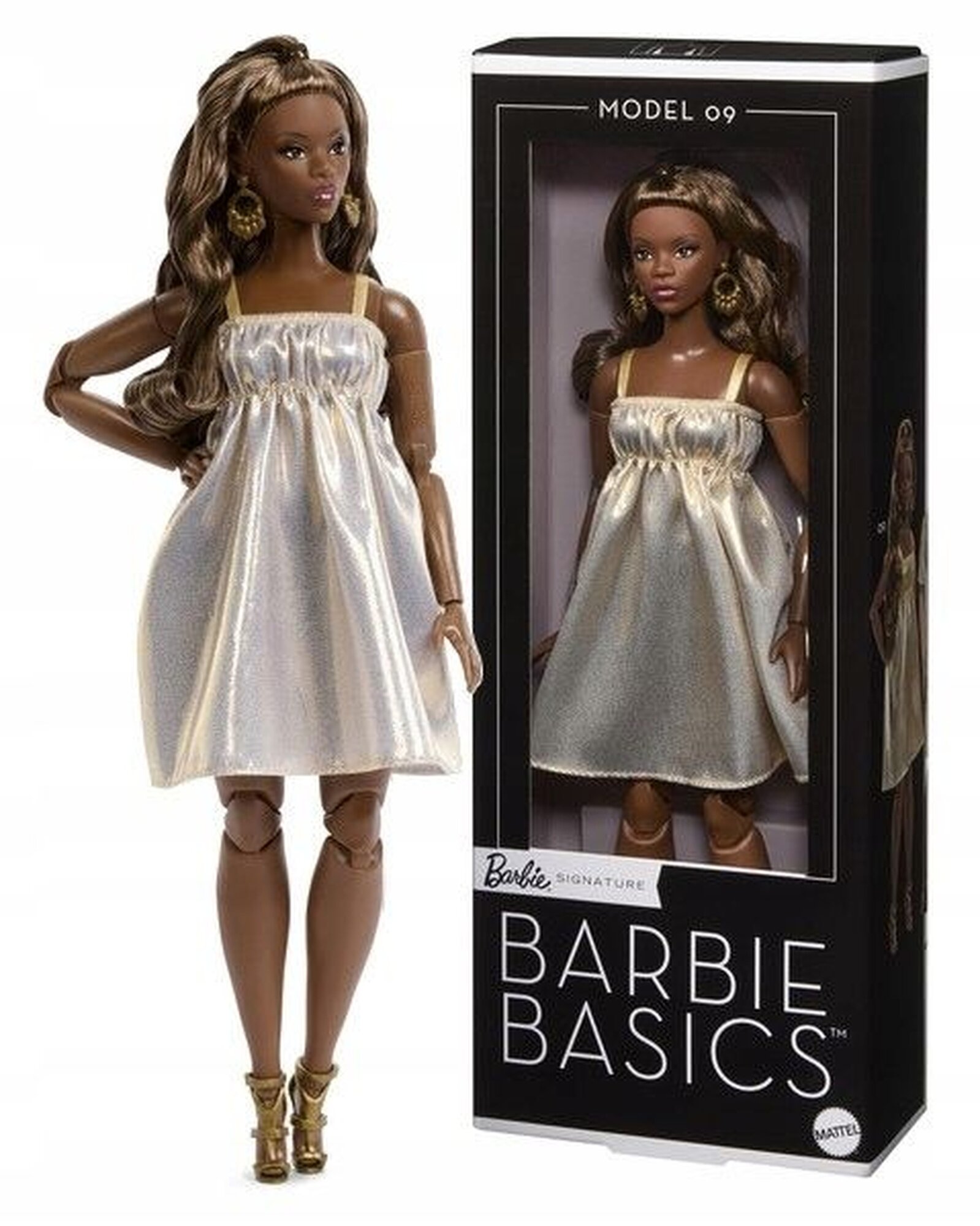 Кукла Mattel Barbie Signature Basics - Премиальная коллекционная кукла Барби/ базовая модель Neutral Collection 09 - Барби JJX28