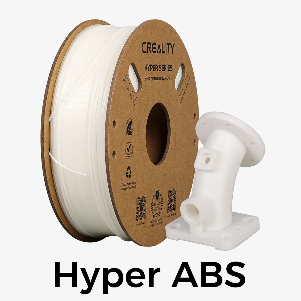 Creality Hyper ABS White, 1 кг, 1.75 мм