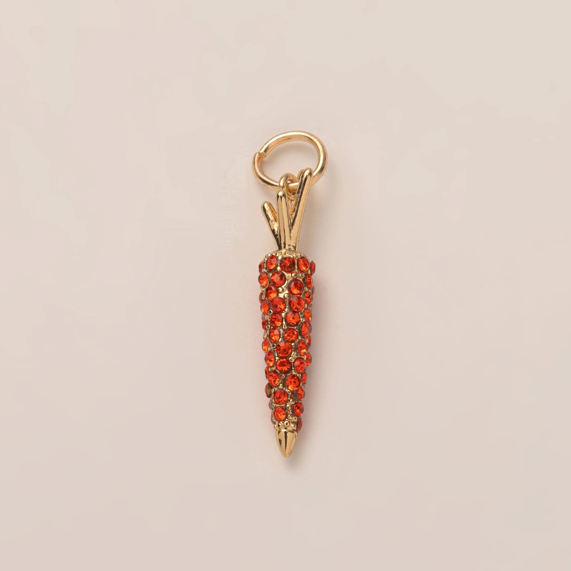 Кулон-подвеска "Морковка", окраска металла Carrot pendant