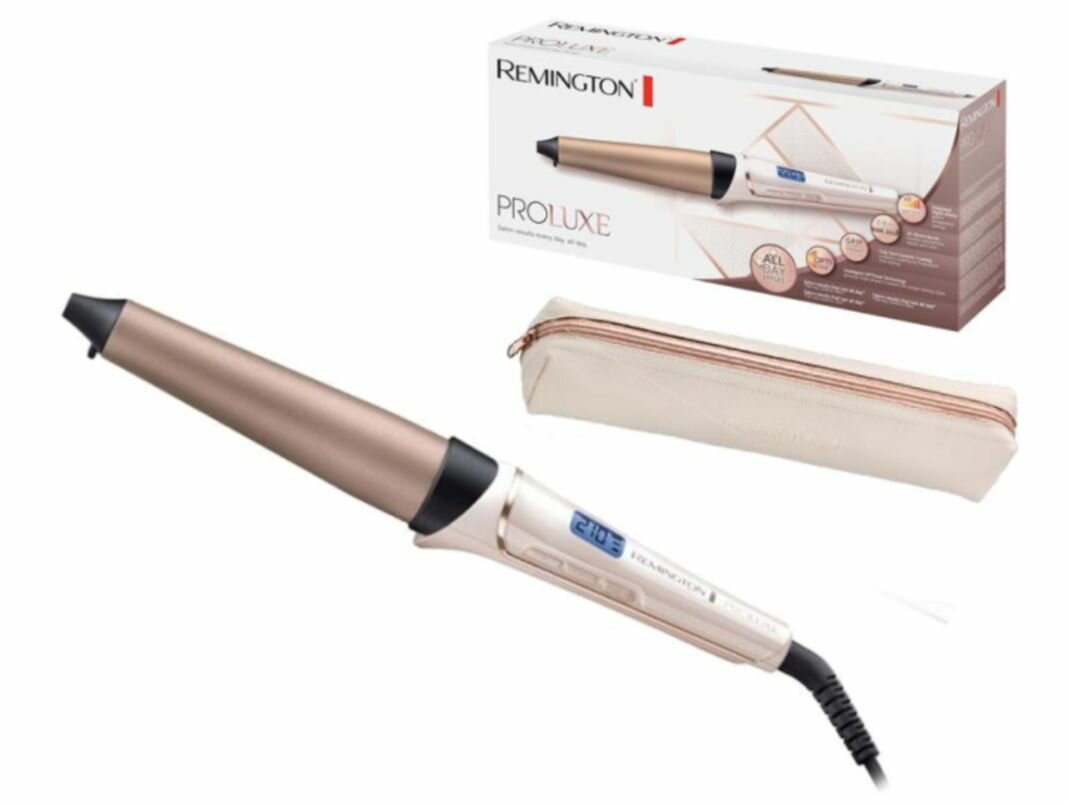 Щипцы для завивки волос Remington Ci91X1 PROluxe 25-38 мм ,120C - 210C (11 режимов), автоотключение, термостойкий чехол в комплекте