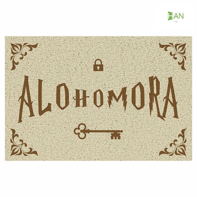 Эксклюзивный дверной коврик Гарри Поттер 60х90 см, детский рисунок с персонажами, прямоугольная форма, для прихожей и го