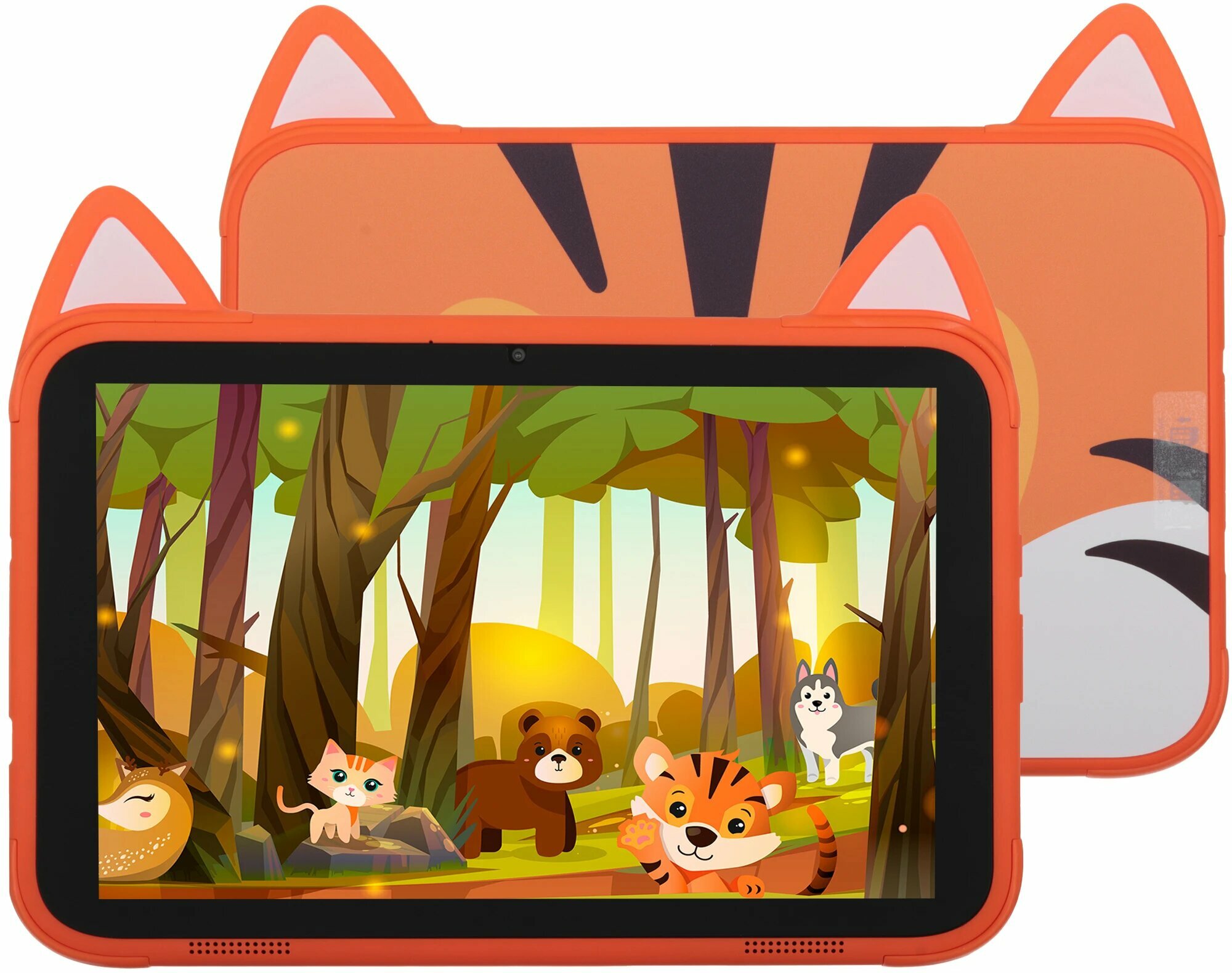 Планшет KENSHI "Kids H24", 10,1", оранжевый, Android, 128 Гб