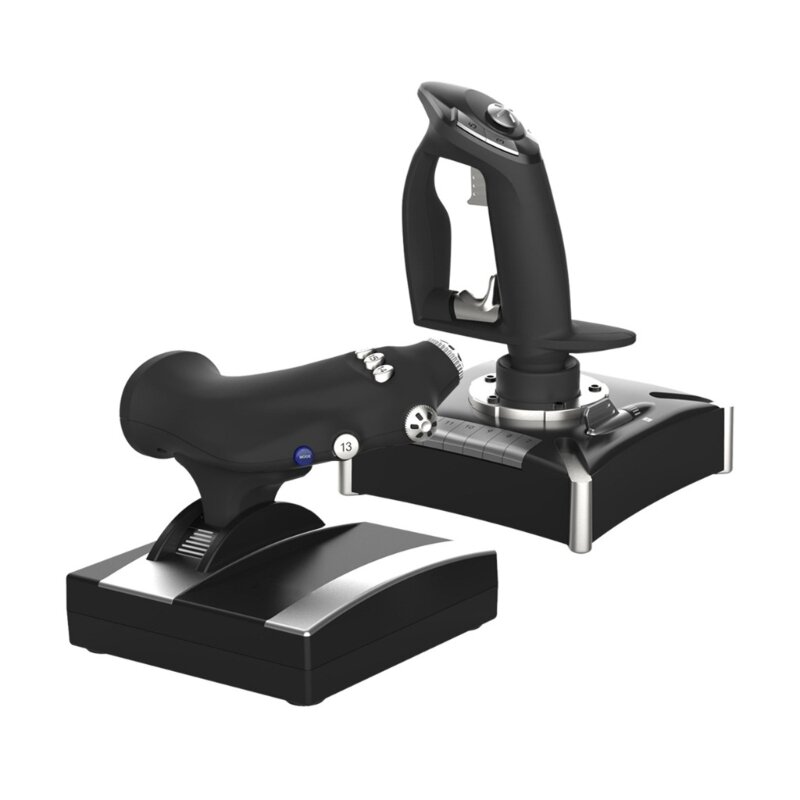 Авиасимуляторы Элементы управления для мультиплатформенной Flight Stick Джойстики Контроллер с виброподдержкой для 7/8/10/11