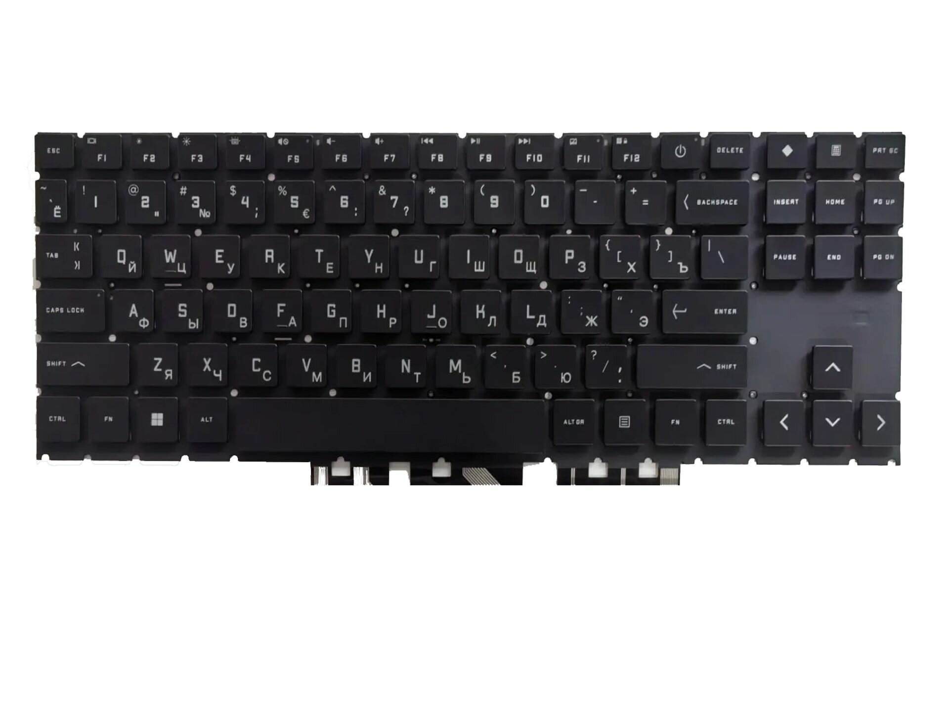 Клавиатура ноутбука HP Omen 15-EN0010CA 15-EN0023DX 15-EN0036NR с раскладкой RU. клавиатура ноутбука