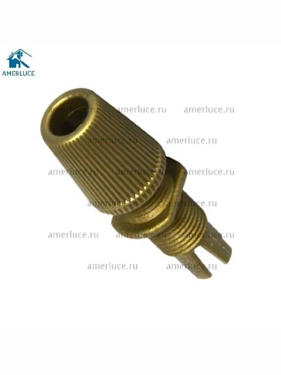Цанговый кабельный зажим цвет бронза с резьбой М10х1 для светильников и люстр комплект 5 штук