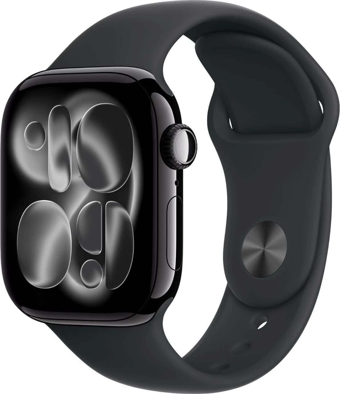 Умные часы Apple Watch Series 11 46mm Jet Black Aluminium Case with Black Sport Band M/L