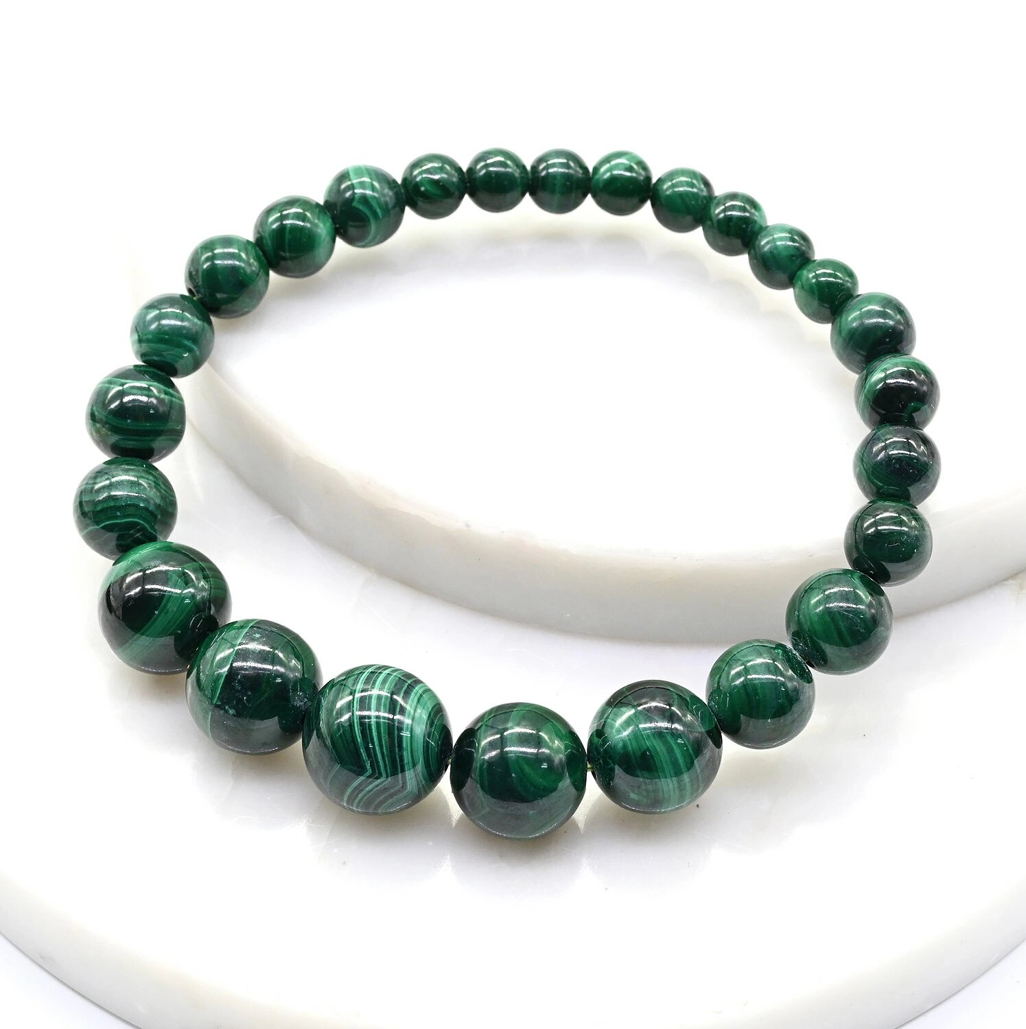 Браслет, малахит