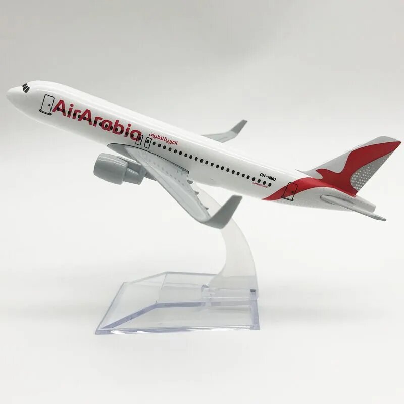 Металлическая модель самолета AirArabia A320, 16 см